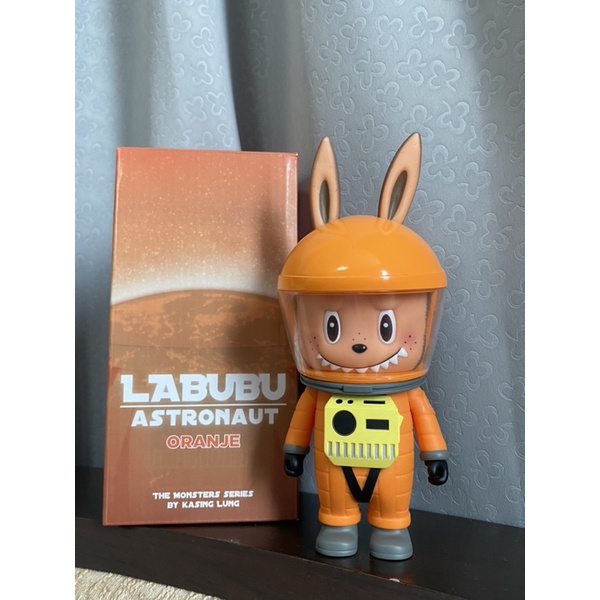 labubu astronaut orange 19cm | Shopee Thailand