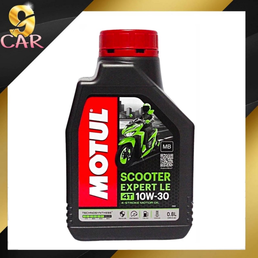 น้ำมันเครื่องมอเตอร์ไซค์ MOTUL Scooter Expert LE 4T 10W30 0.8L และ ...