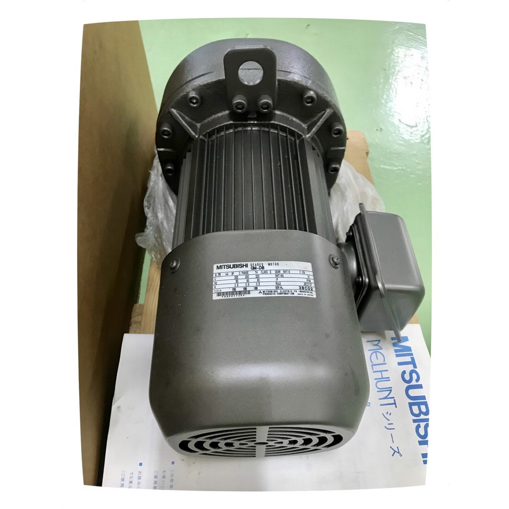 MITSUBISHI Geared Motor GM-D 0.75KW 4P 3PH 200/220V. 50/60HZ >>ลด!!ล้าง ...