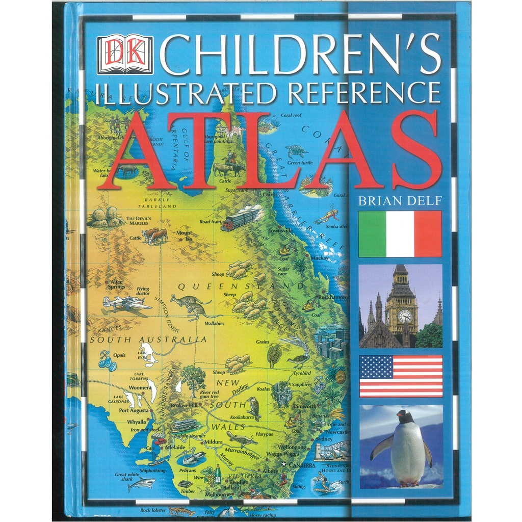 DK - Children's Illustrated Reference Atlas -sp3 | Shopee Thailand