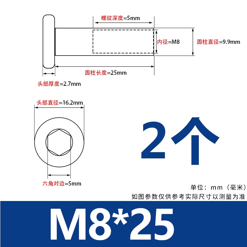 【WDY】น็อตสเตนเลส 304 สําหรับล็อคเฟอร์นิเจอร์ M3 M4 M5 M6 M8 M10 ...
