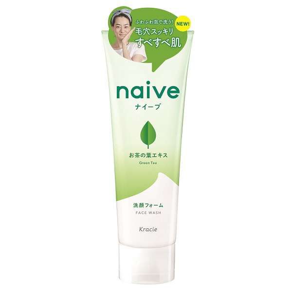 Kanebo Kracie NAIVE FACE WASH FOAM (TEA) ครีมโฟมล้างหน้าชาเขียวสูตรกระชับรูขุมขนครีมโฟมล้างหน้า ...