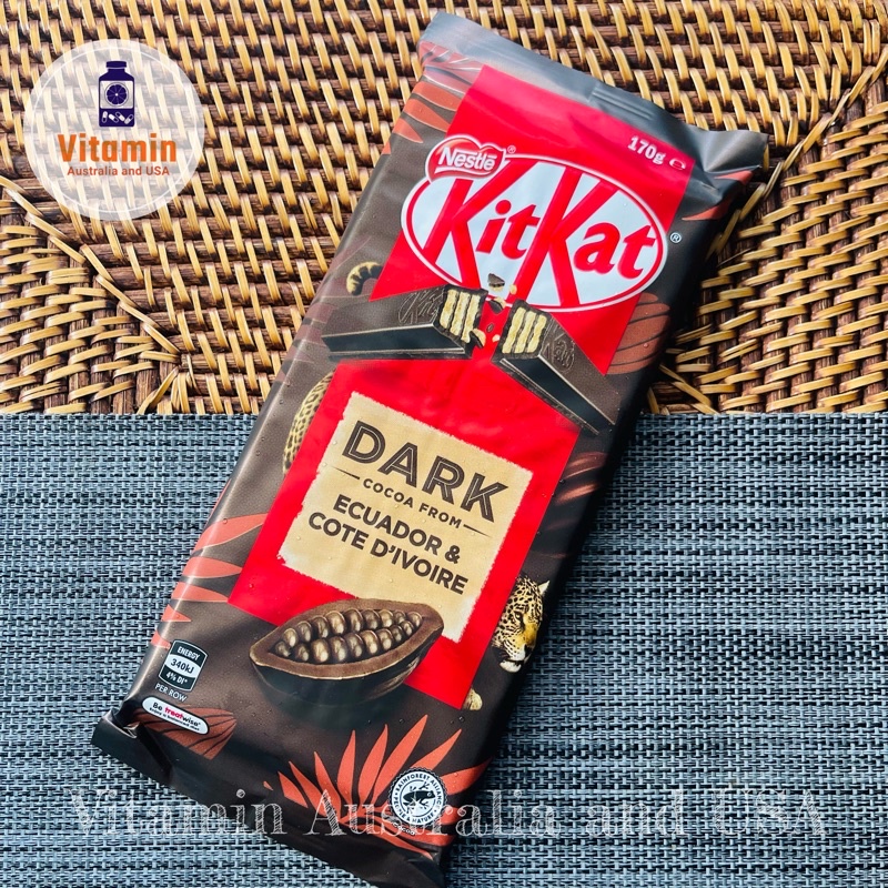 KitKat Dark Chocolate คิทแคท ดาร์คช็อคโกแลต คิทแคท มิ้นท์ คิทแคทรสส้ม KitKat Bar ขนาด 170กรัม ...