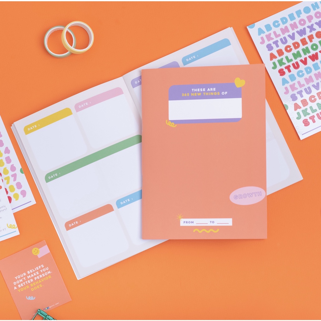 (ลด20.- โค้ด RLU1Q) สมุดไดอารี่ 365 วัน | 365 Diary Book | Shopee Thailand