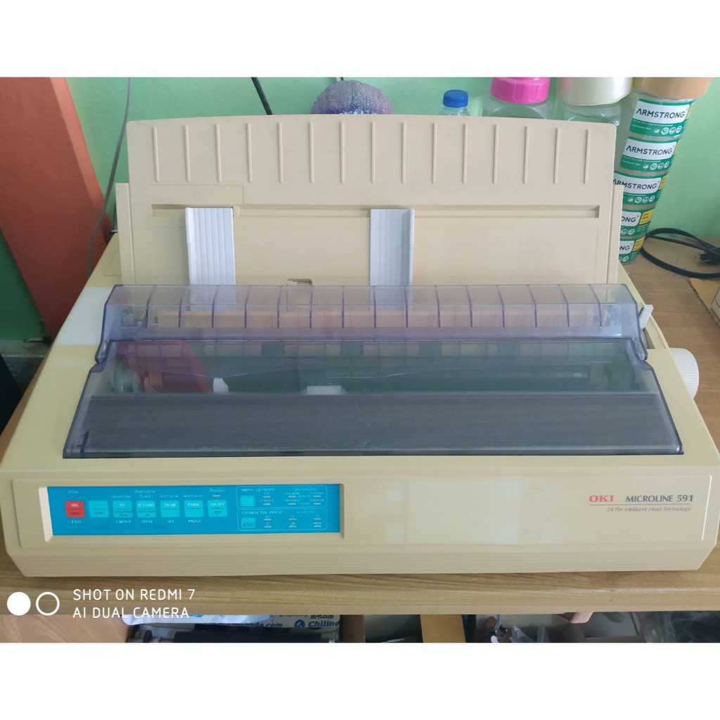 PRINTER OKI MICROLINE 591 ปริ้น 24 เข็ม / แคร่ยาว ( มือสองสภาพ 80% ) | Shopee Thailand
