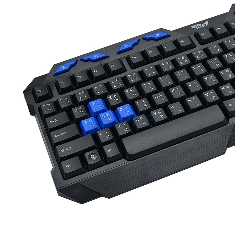 คีย์บอร์ด MD-TECH Keyboard USB KB-222M | Shopee Thailand