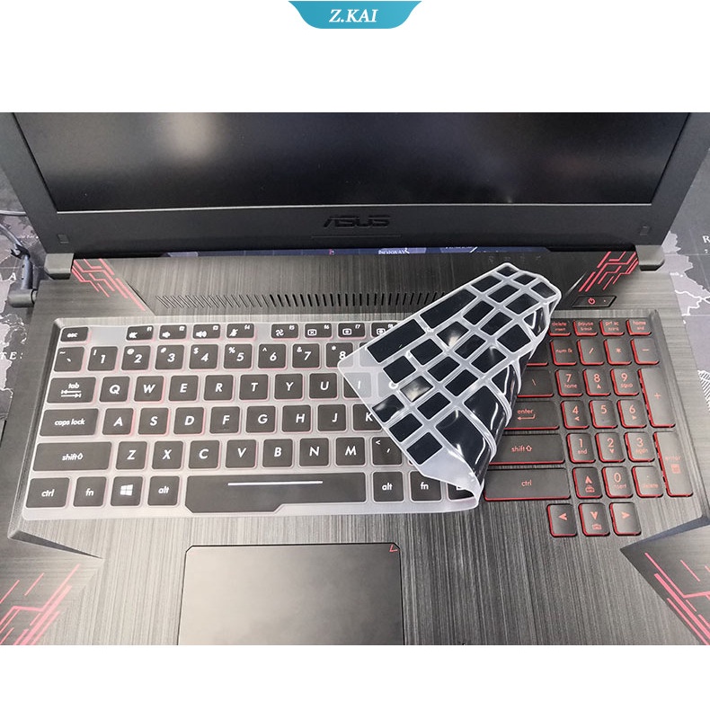 แผ่นซิลิโคนครอบคีย์บอร์ดแล็ปท็อป กันฝุ่น สําหรับ ASUS 15.6 นิ้ว FX505D ...