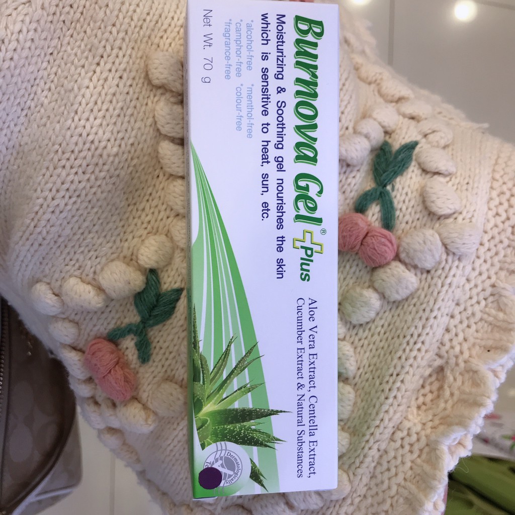 เจลว่านหางจระเข้ BURNOVA GEL 70 g #ของแท้เท่านั้น | Shopee Thailand