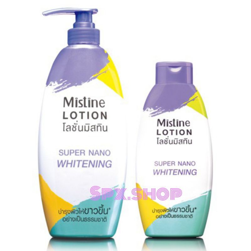 มิสทิน ซุปเปอร์ นาโน ไวท์เทนนิ่ง โลชั่น Mistine Super Nano Whitenning lotion 250 มล. /400 มล. ...