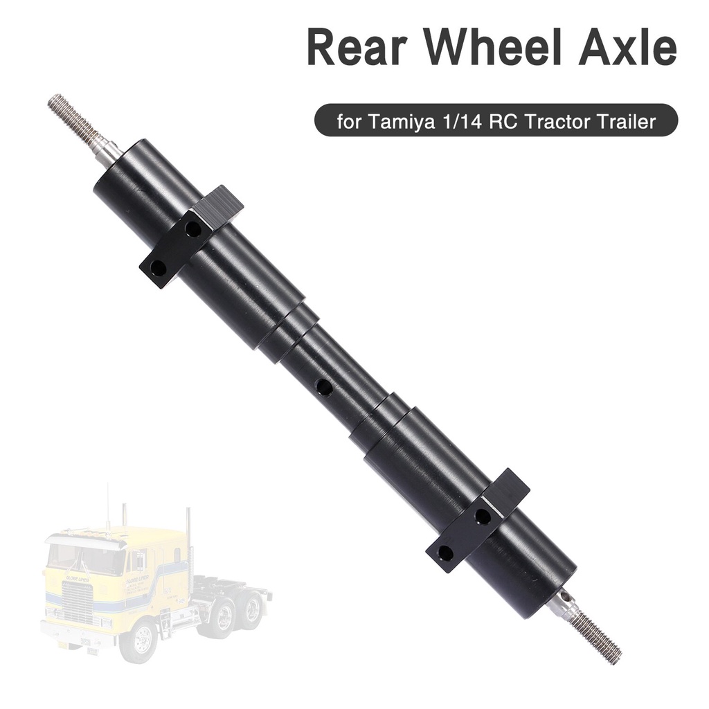 Rear Wheel Axle Metal Non-powered Transmission Axle for Tamiya 1/14 RC ...