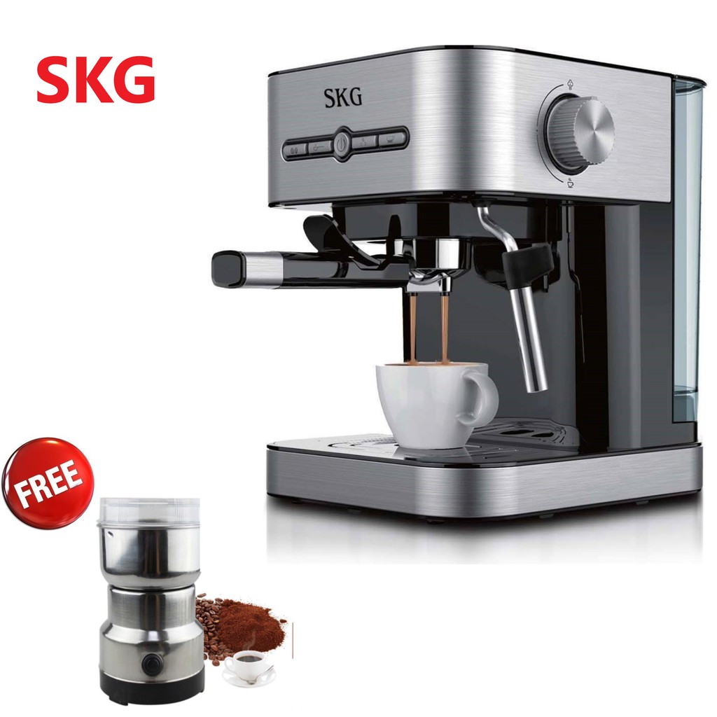 SKG เครื่องชงกาแฟสด รุ่น SK-1203 (ฟรีเครื่องบดเมล็ดกาแฟ) | Shopee Thailand