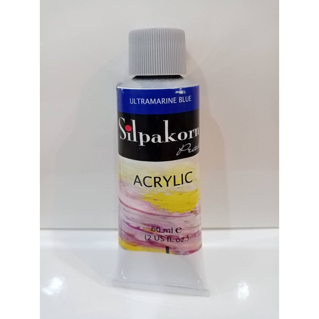 สีอะคริลิค ศิลปากรประดิษฐ์ 60 ml. Silpakorn Pradit Acrylic Colors ...