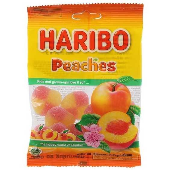 Haribo Starmix Peach Happy Grape Mango Cherry ฮาริโบ้ เยลลี่ผลไม้รวม ...