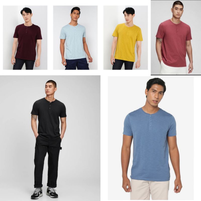 Original GAP LIVED IN เสื้อยืดผู้ชายเสื้อยืดผ้าฝ้ายออร์แกนิก | Shopee ...