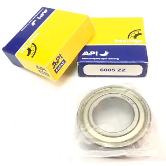 API Bearing 6005 ZZ ตลับลูกปืน เม็ดกลมร่องลึก คุณภาพเยี่ยม มาตรฐาน DGBB ...