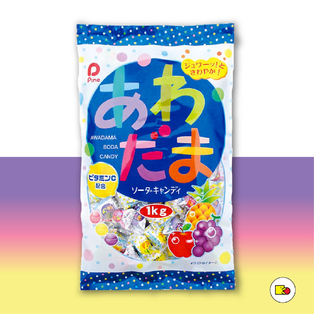 AWADAMA SODA CANDY 1 kg. by PINE ( ลูกอม โซดา อะวาดามะ 1 kg. ยี่ห้อ ไพน ...
