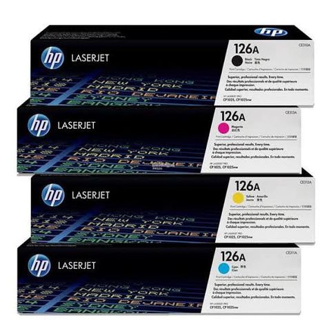 HP TONER 126A (CE310-313A) โทนเนอร์แท้ ประกันศูนย์บริการ | Shopee Thailand