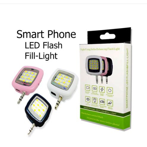 แฟลชมือถือ LED Camera Flash Light For IOS Android iPhone | Shopee Thailand