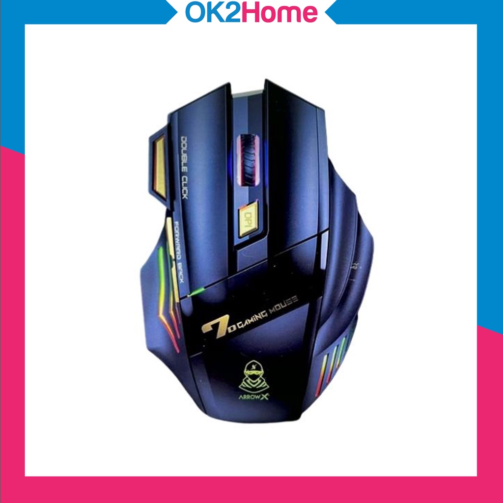ARROW X YDK-GW-X7 Gaming Mouse เมาส์ไร้สายเกมมิ่งมาโคร 7 ปุ่ม ไร้สาย ...