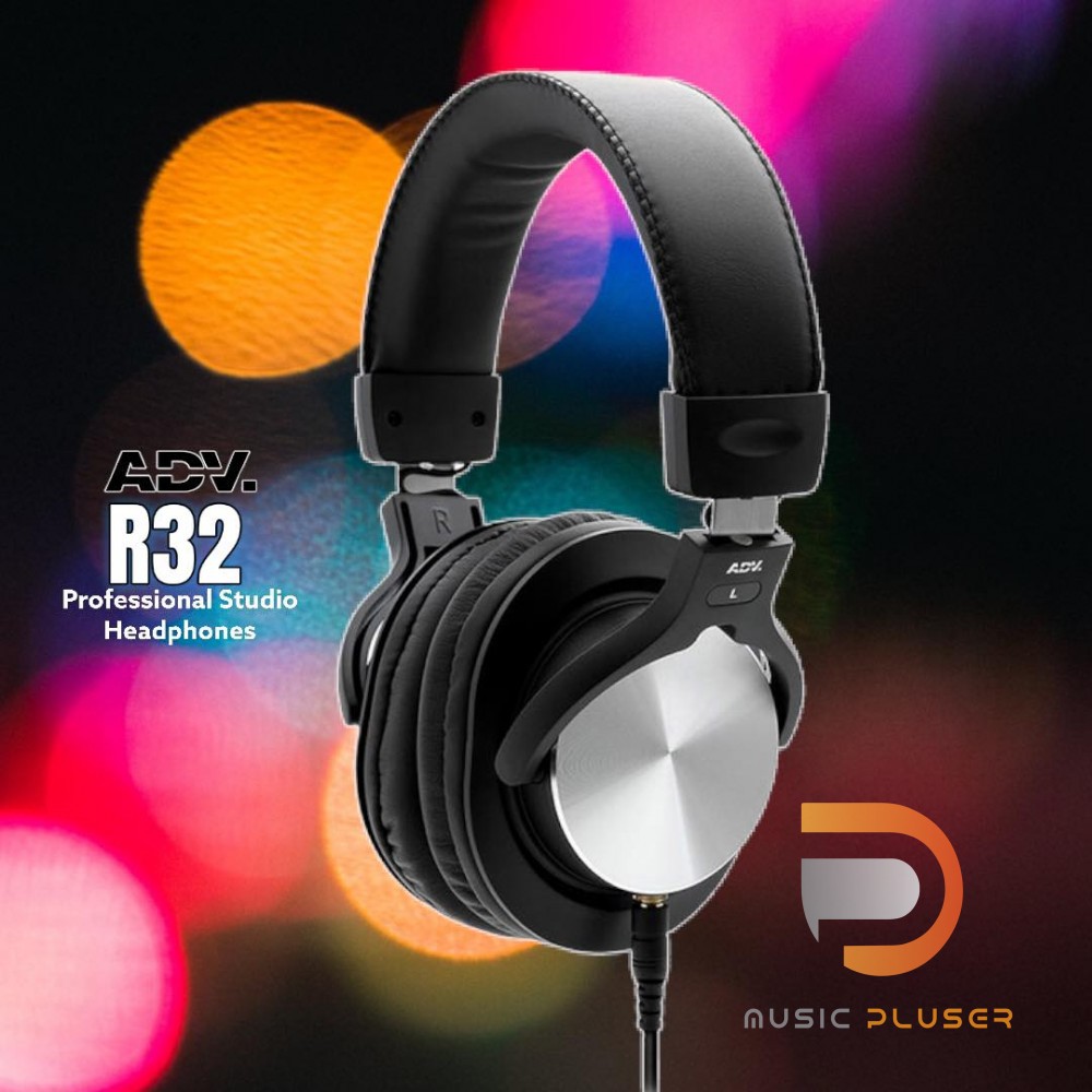 หูฟัง ADV R32 Professional Studio Headphones หูฟัง Headset พร้อมไมค์ ...
