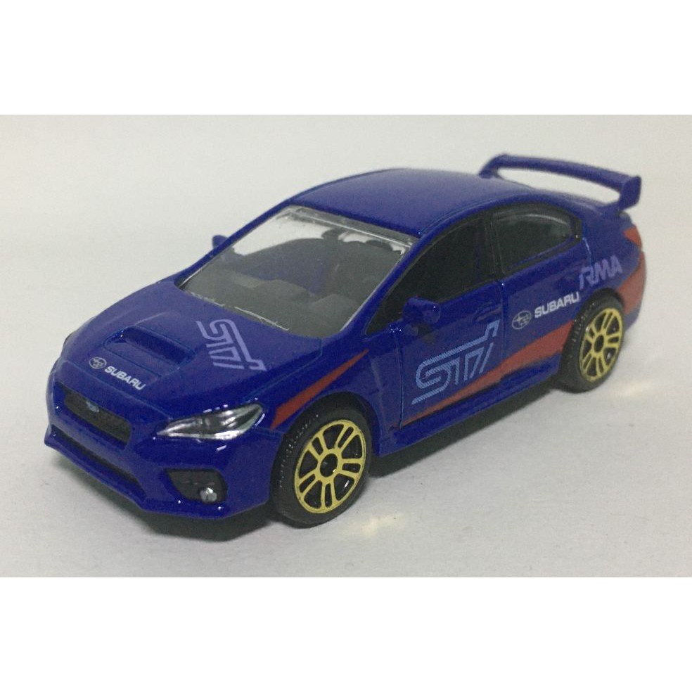 รถเหล็ก Majorette Subaru wrx sti สีน้ำเงินคาดแดง | Shopee Thailand