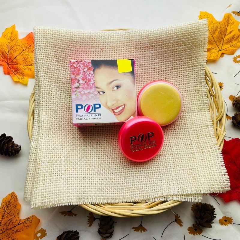 ครีมป๊อป Pop popular facial cream ป๊อปชมพู ครีมทาหน้า ของแท้ 💯 | Shopee ...