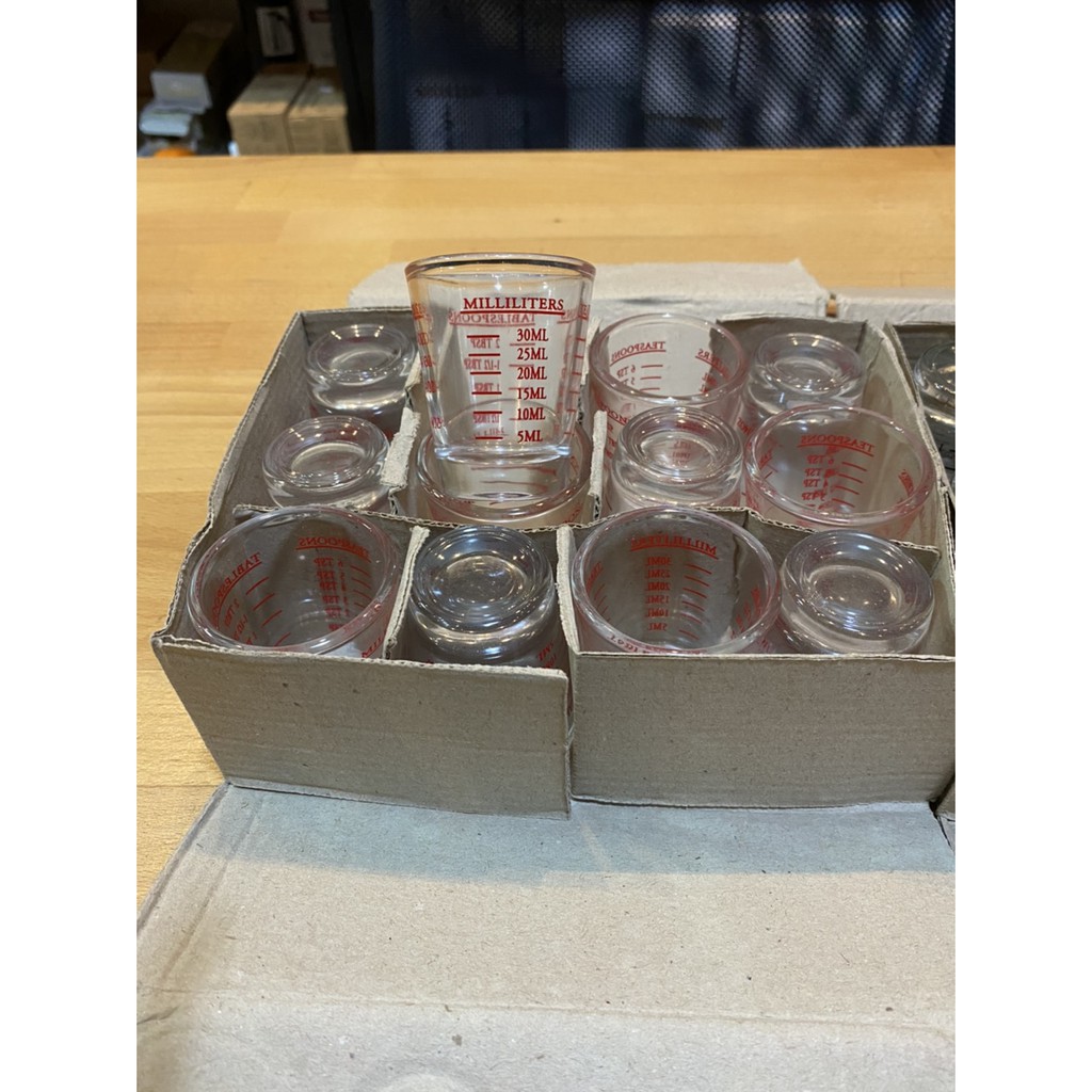 แก้วตวง มีสเกลวัด ขนาด 30 ml 45ml 60ml 120ml (ราคาต่อชิ้น) | Shopee Thailand