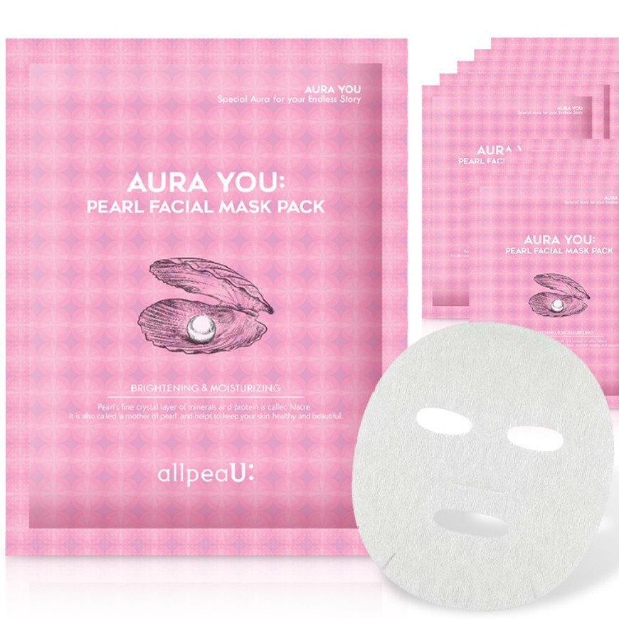 AllpeaU: Aura you Face Mask Pack 25ml (ซอง) ของแท้ฉลากไทย ออลเพอร์ยู ยู ...