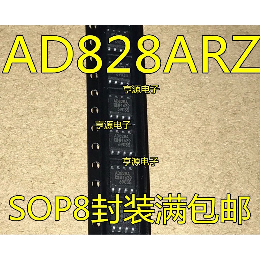 อะไหล่ชิ้นส่วน AD828 AD828A AD828ARZ SOP-8 10 ชิ้น | Shopee Thailand