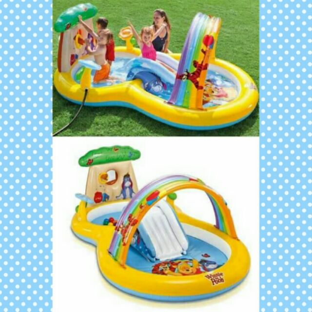 ~สระน้ำเป่าลมสไลดืเดอร์ Intex- 57136 | Shopee Thailand