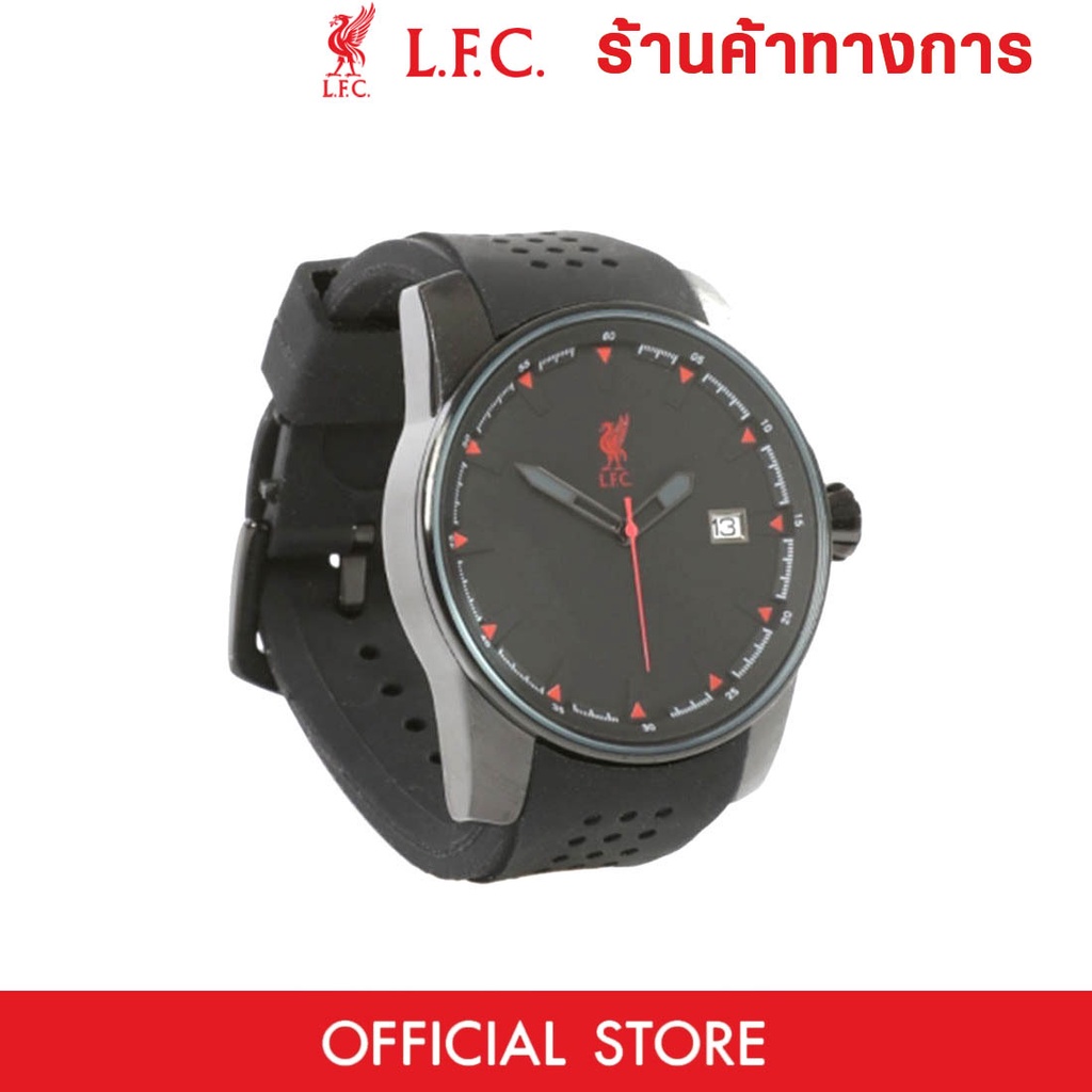 LIVERPOOL FOOTBALL CLUB Black Silicone นาฬิกาข้อมือผู้ชาย | Shopee Thailand