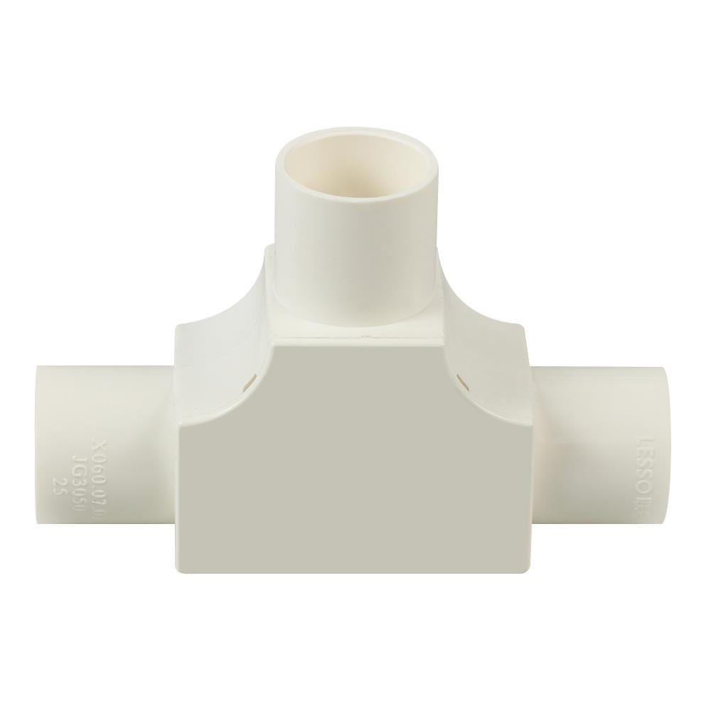 ข้อต่อสามทางฝาเปิด PVC SCG 25 มม. มาตรฐาน BS สีขาว PVC INSPECTION TEE ...