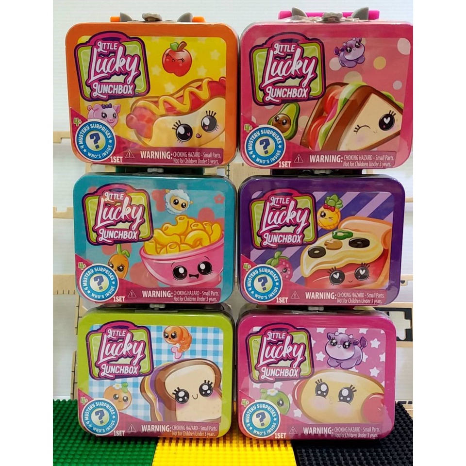 LITTLE LUCKY LUNCH BOX collecticble Random มินิ ฟิกเกอร์ อาหารฝรั่ง ...