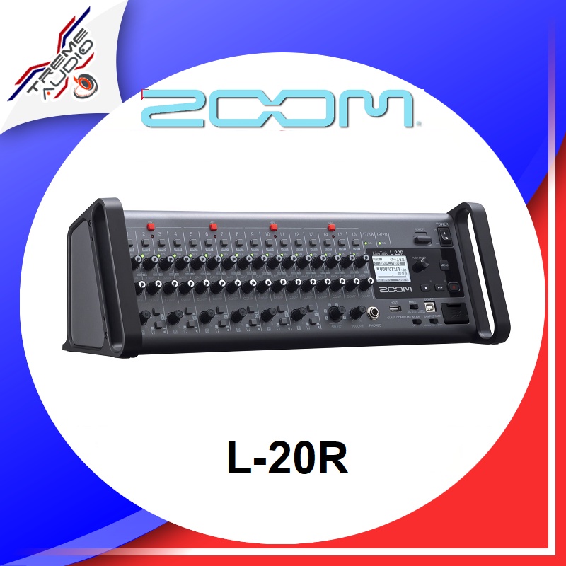 Zoom LiveTrak L-20R 20-Channel Digital Mixer-Recorder มิกเซอร์พร้อม ...