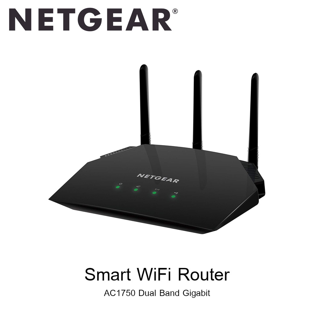 NETGEAR (R6350) AC1750 Smart WiFi Router— WiFi 5 Dual Band Gigabit ...
