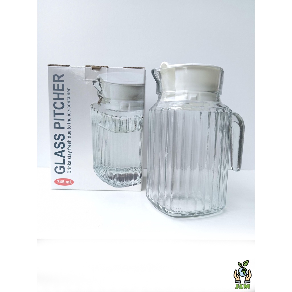 เหยือกแก้วพร้อมฝาปิด Keyway 745 ml./1100 ml.ใส่น้ำ และเครื่องดื่มต่างๆ | Shopee Thailand