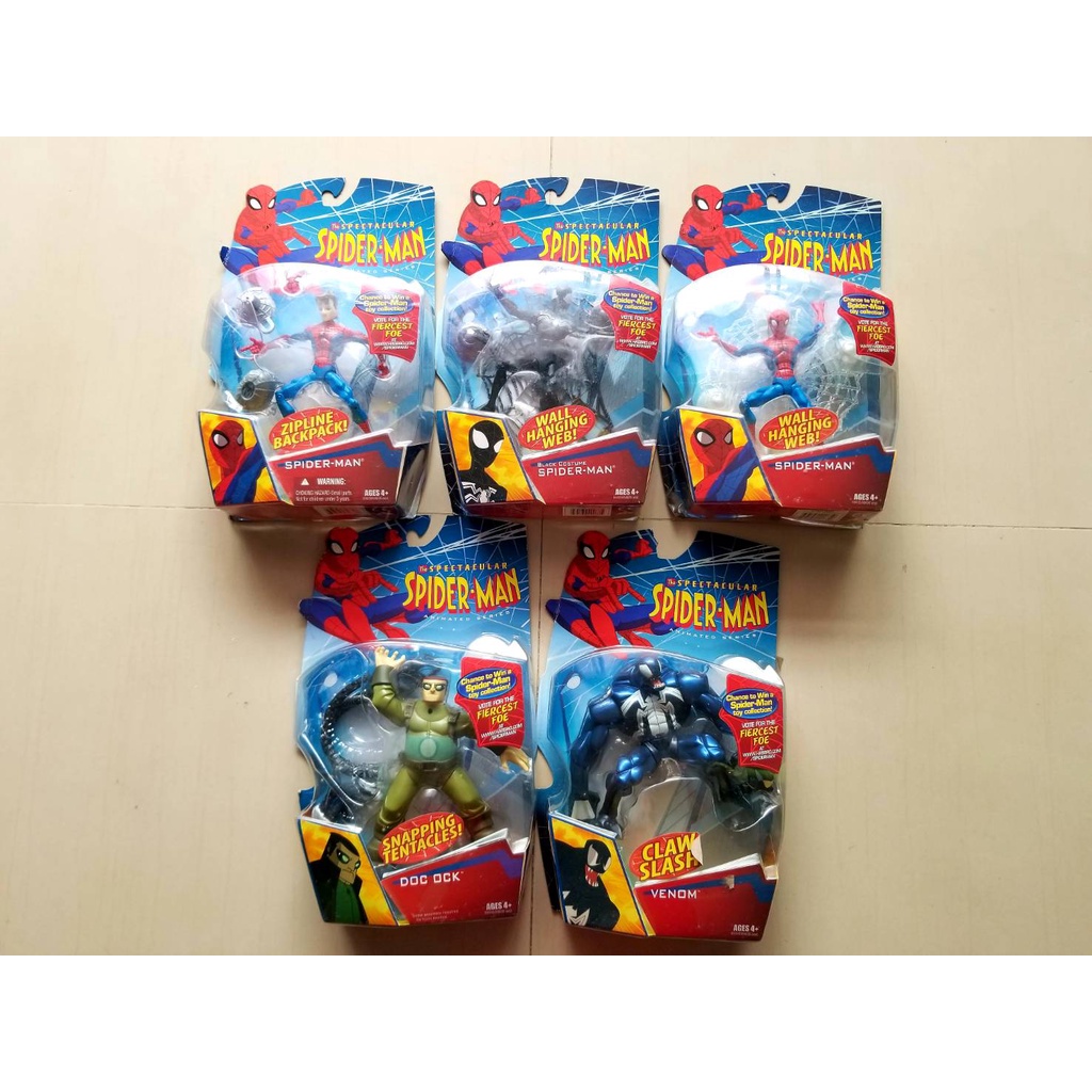 [เลือกแบบได้] HASBRO 2008 THE SPECTACULAR SPIDER-MAN ANIMATED SERIES ...