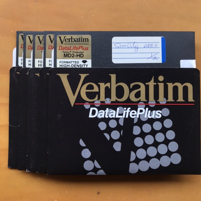 แผ่นดิสก์ floppy disk 5¼ นิ้ว มือสอง Verbatim DataLifePlus MD2-HD ...