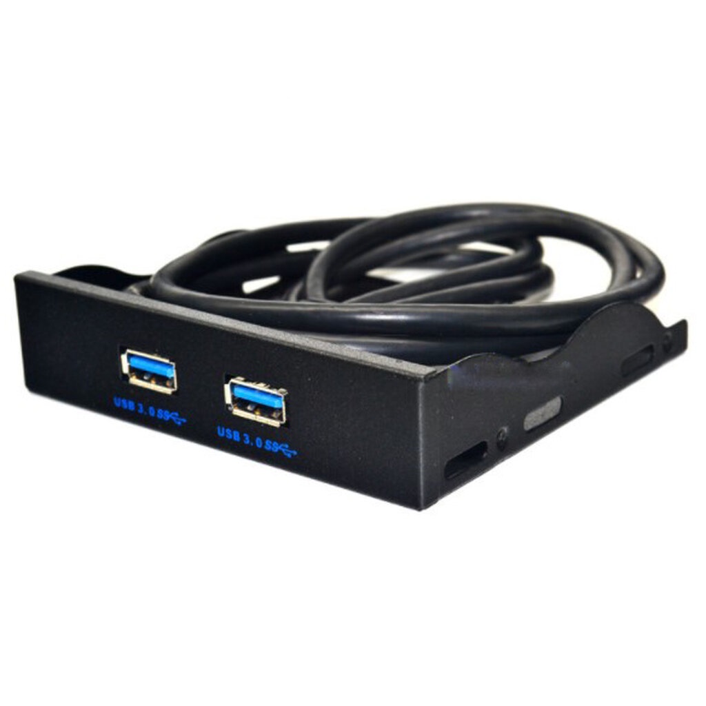 USB 3.0 HUB เพิ่ม Port USB แผงหน้าเคส HUB 19PIN เป็น USB 3.0 2 Port 3.5 ...