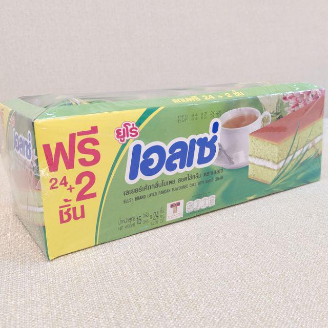 เอลเซ่ เลเยอร์เค้ก หลากหลายรสชาติ euro ellse cake ขนาด 360 กรัม ...