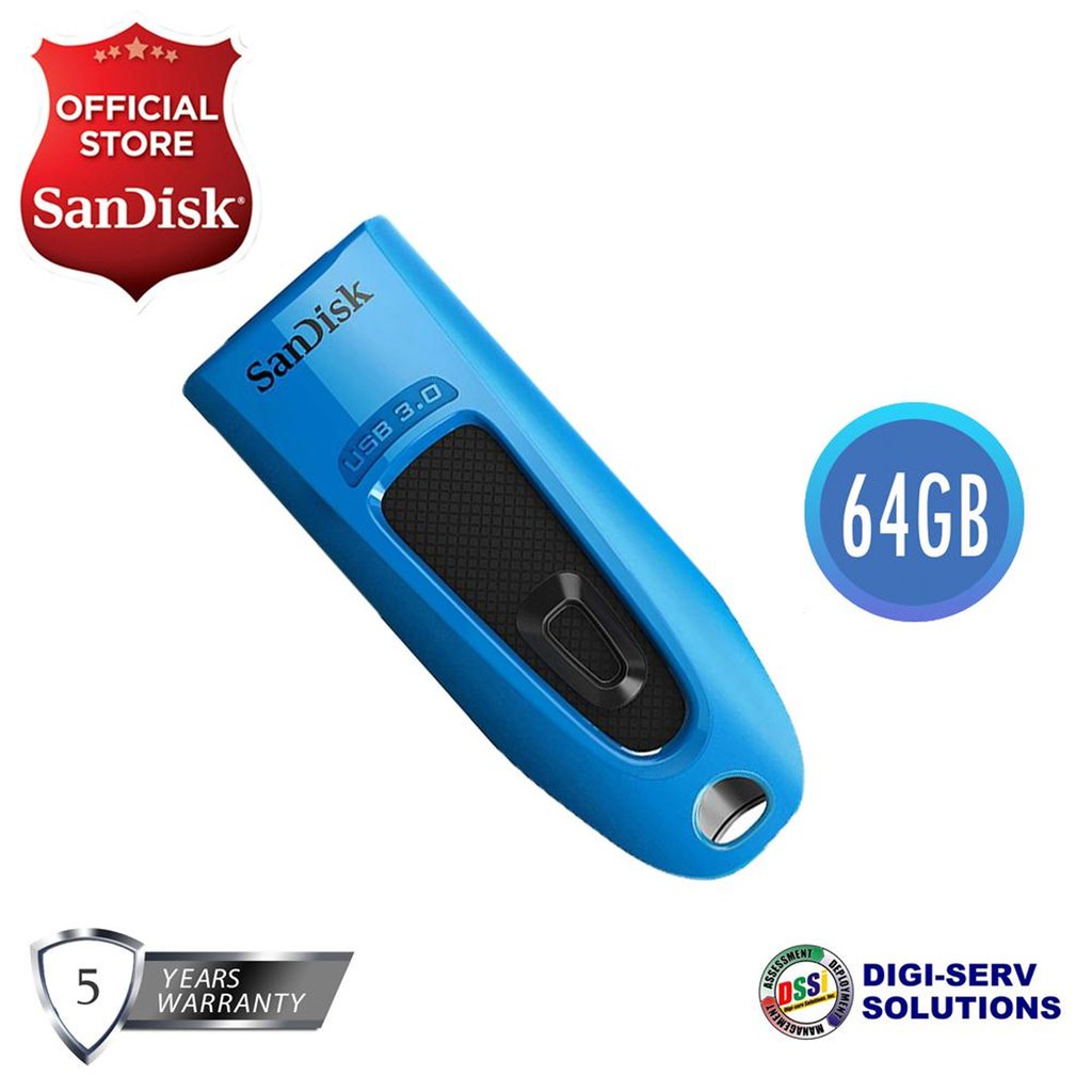 Ultra 64Gg Multi Region 3.0 Usb Flash Drive Sdcz48-064g-u46b (Blue ...