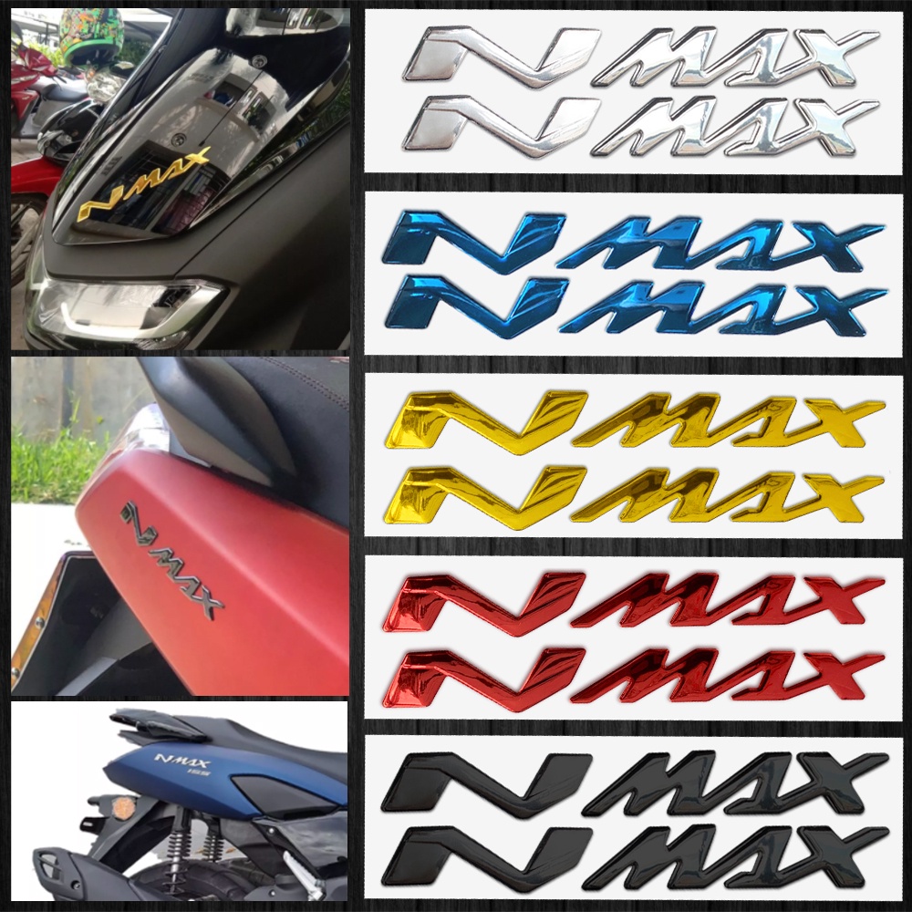 Yamaha NMAX 155 Series สติ๊กเกอร์โลโก้มอเตอร์ไซค์3D,สติกเกอร์ดัดแปลง ...