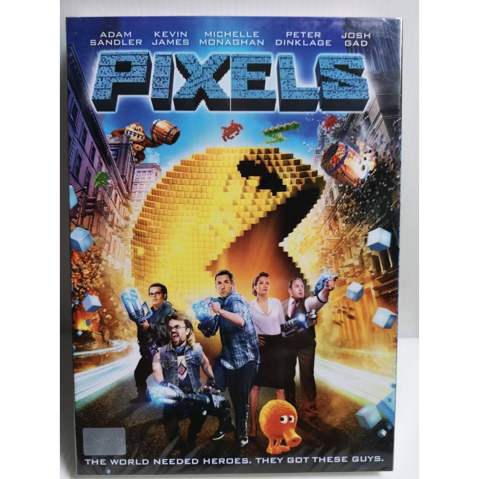 DVD : Pixels (2015) พิกเซล " Adam Sandler, Kevin James, Michelle ...