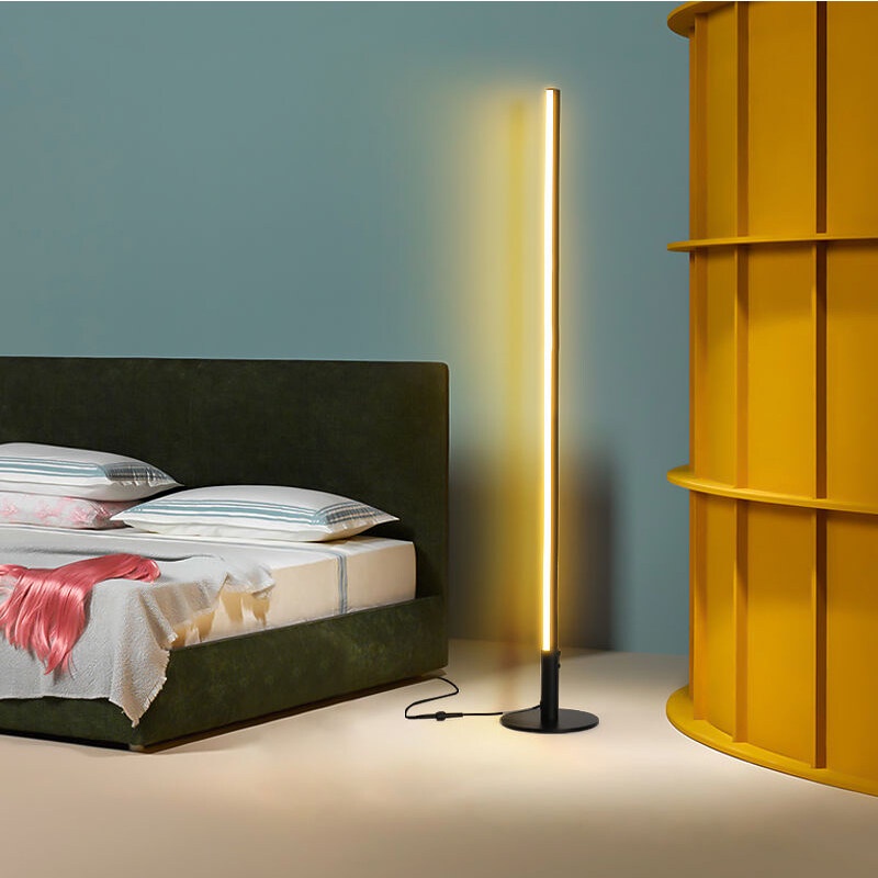 Yonuo LED Warm Lightโคมไฟตั้งพื้นทันสมัยและเรียบง่ายสวิทช์เท้าปกป้องดวงตาสำหรับห้องนอนและ ...