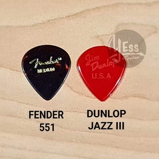ปิ๊กกีต้าร์ Fender 551 Shape Classic Celluloid Picks (ทรงJazzเล็ก ...