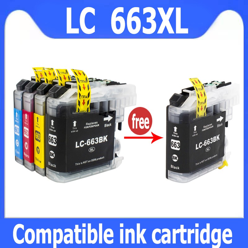 LC 663 หมึก LC663 สีดำ LC663XL ตลับหมึกสำหรับ Brother MFC-J2320 MFC-J2720 | Shopee Thailand
