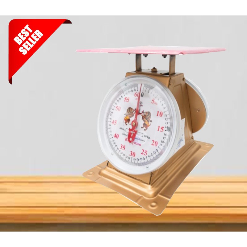 Best Seller Kitchen Scales 60 KG เครื่องชั่งสปริง ขนาด 60 กิโล สิงห์คู่ ...