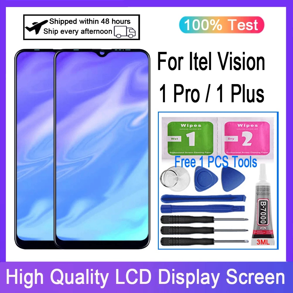 จอแสดงผล LCD สําหรับ ITEL Vision 1 PRO L6502 1 Plus L6501 S16 W6502 ...