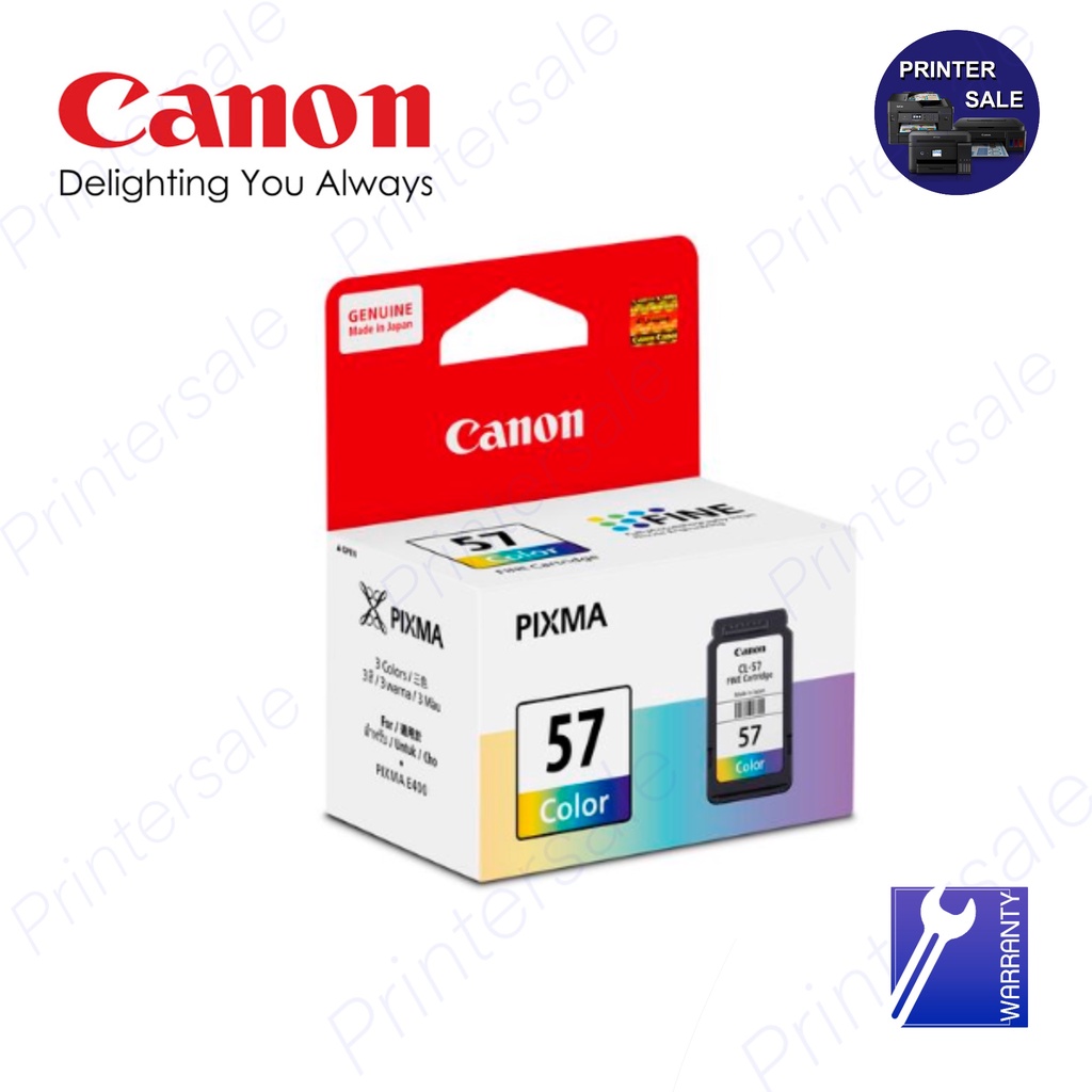 Canon CL-57 COLOR ตลับหมึกอิงค์เจ็ท ของแท้ 100% ใช้กับปริ้นเตอร์มัลติฟั ...