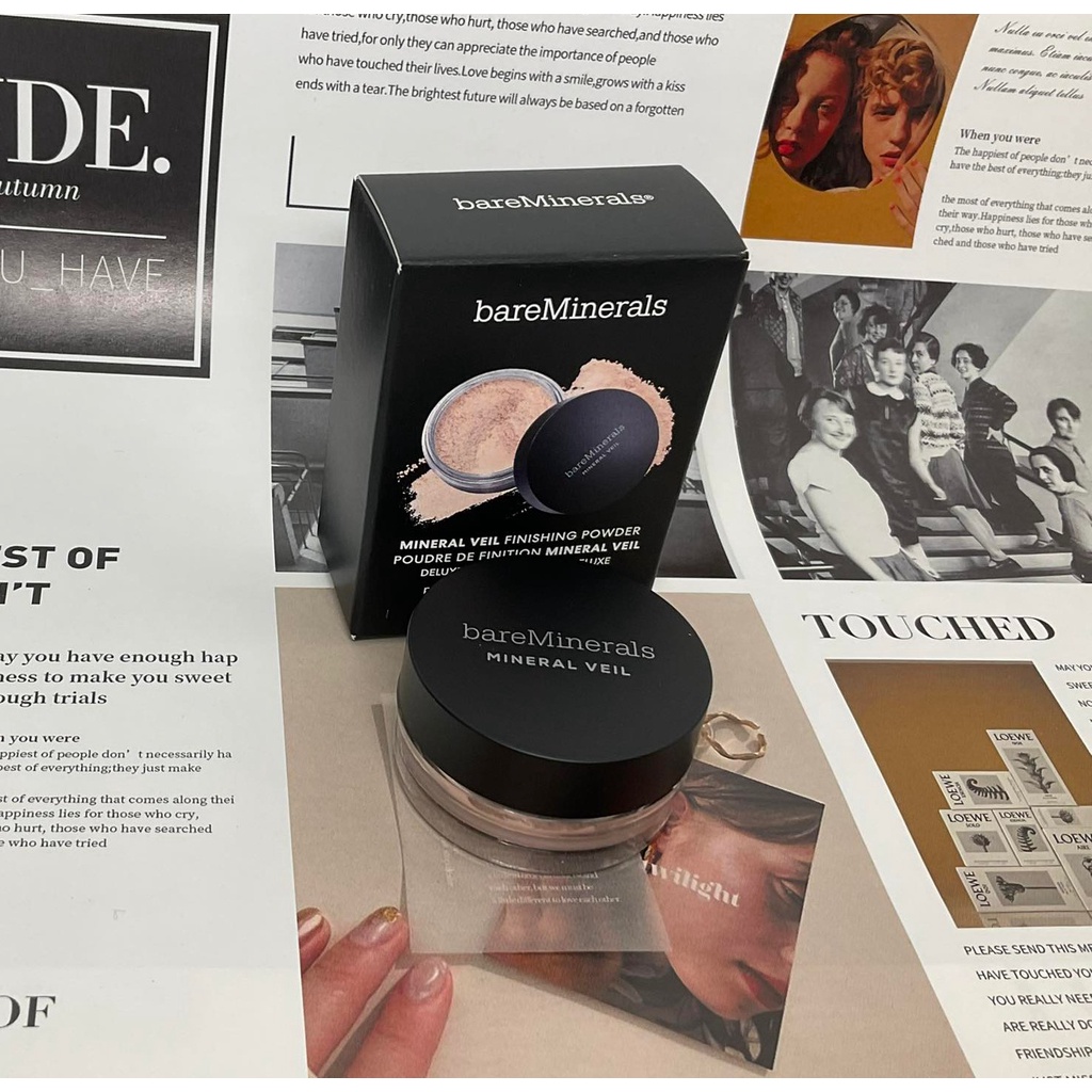 bareminerals mineral veil finishing powder 0.75G เทสเตอร์ | Shopee Thailand